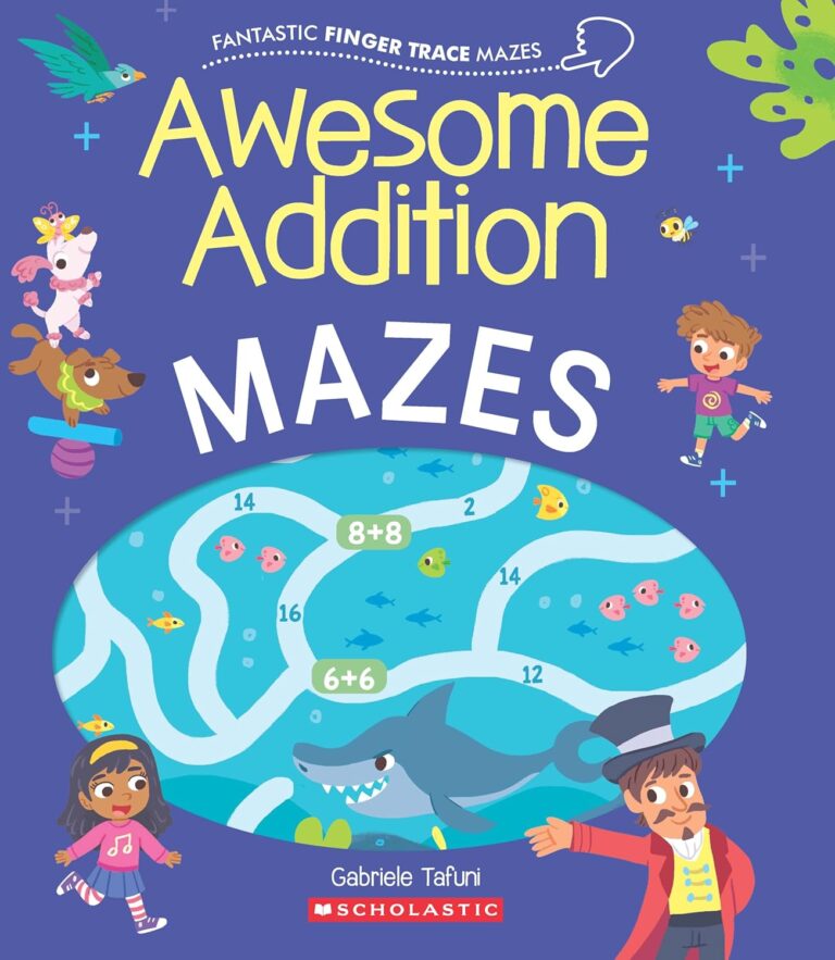 Fantastic Finger Trace Mazes: Awesome Addition Mazes - bookendsbd.com